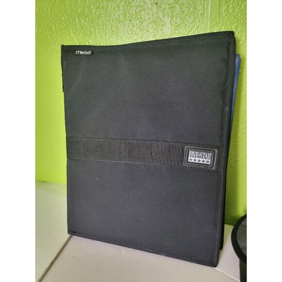 Office | Vintage Five Star Binder Folder Trapper Keeper Black Mead ...